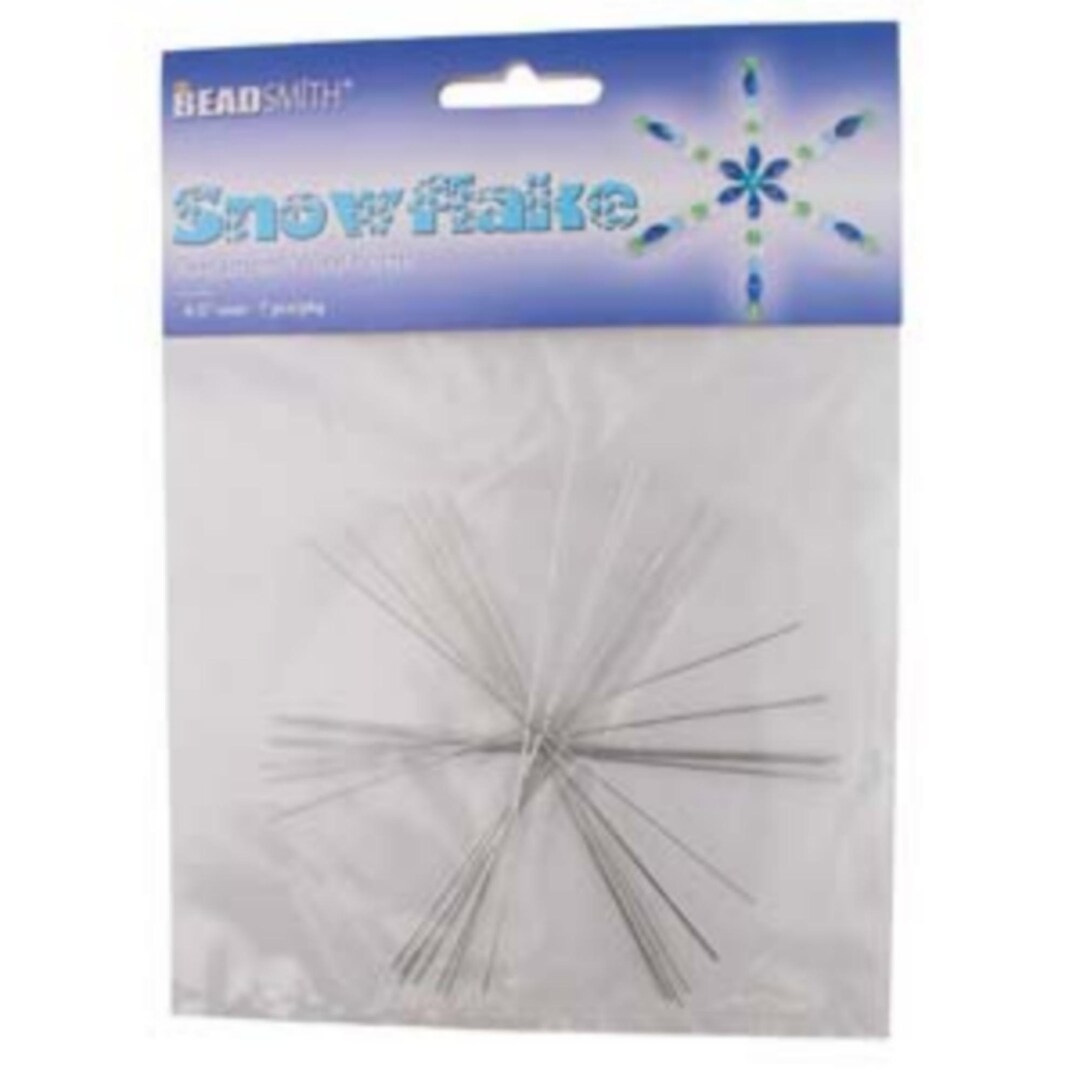 Wire Snowflake Forms: 4.5" Dia. the Bead Smith, .8mm Diameter Wire, 7 ...