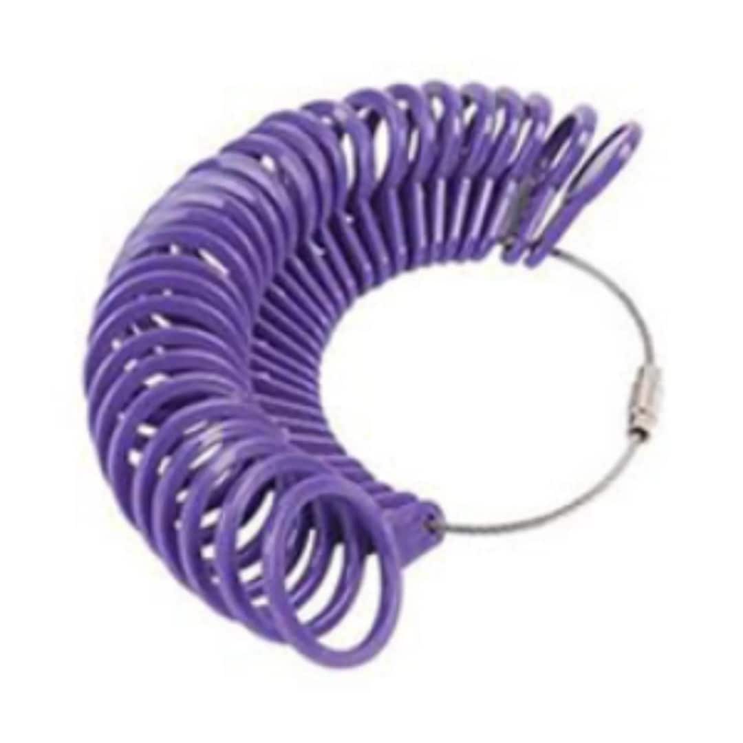 Finger Size Measuring Rings Set: Sizes 1- 13, Includes Half Sizes, 25 ...