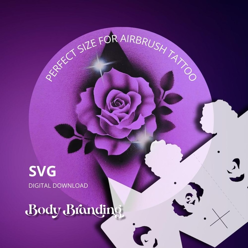 Airbrush Tattoo Pattern - Etsy