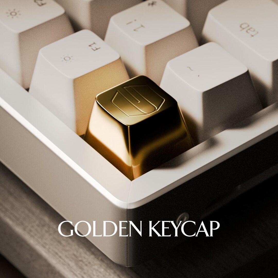 Keygems | 9K Golden Keycap - Etsy