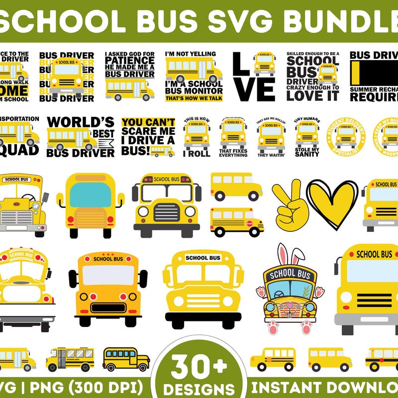 Bus Driver Svg - Etsy