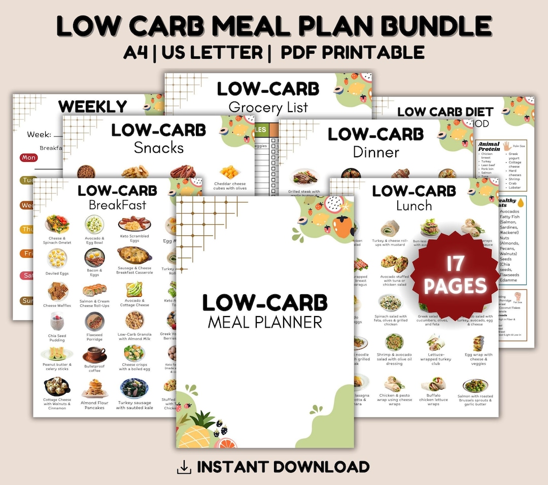 Low Carb Meal Plan, Low Carb Food List, Keto Food List, Low Carb ...