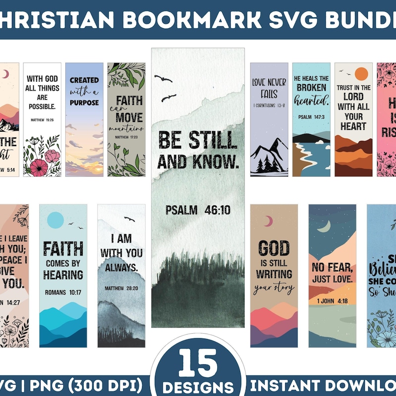Christian Bookmarks - Etsy