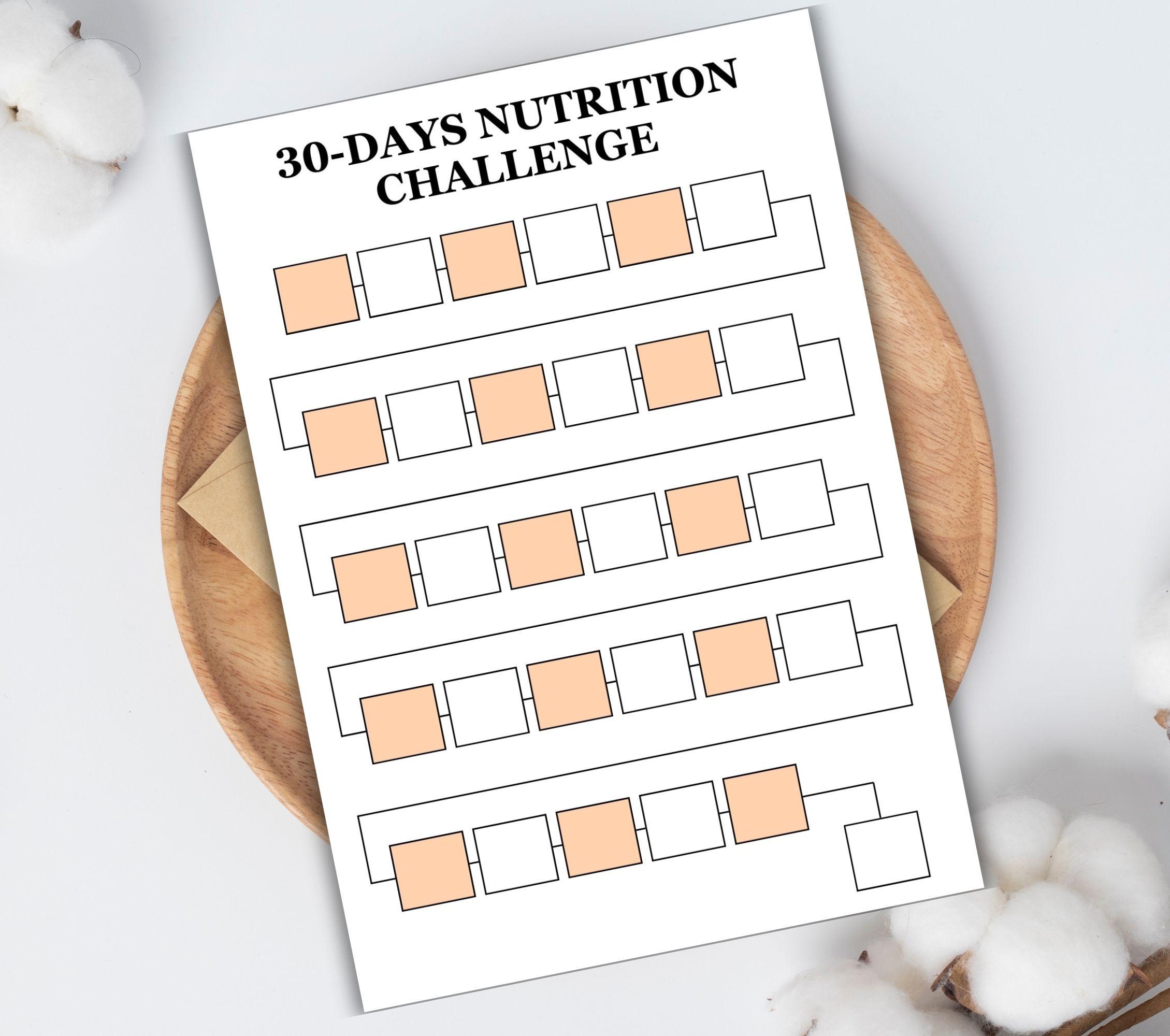 Nutrition Planner Bundle Printable, Meal Planner Food Journal, Calories ...