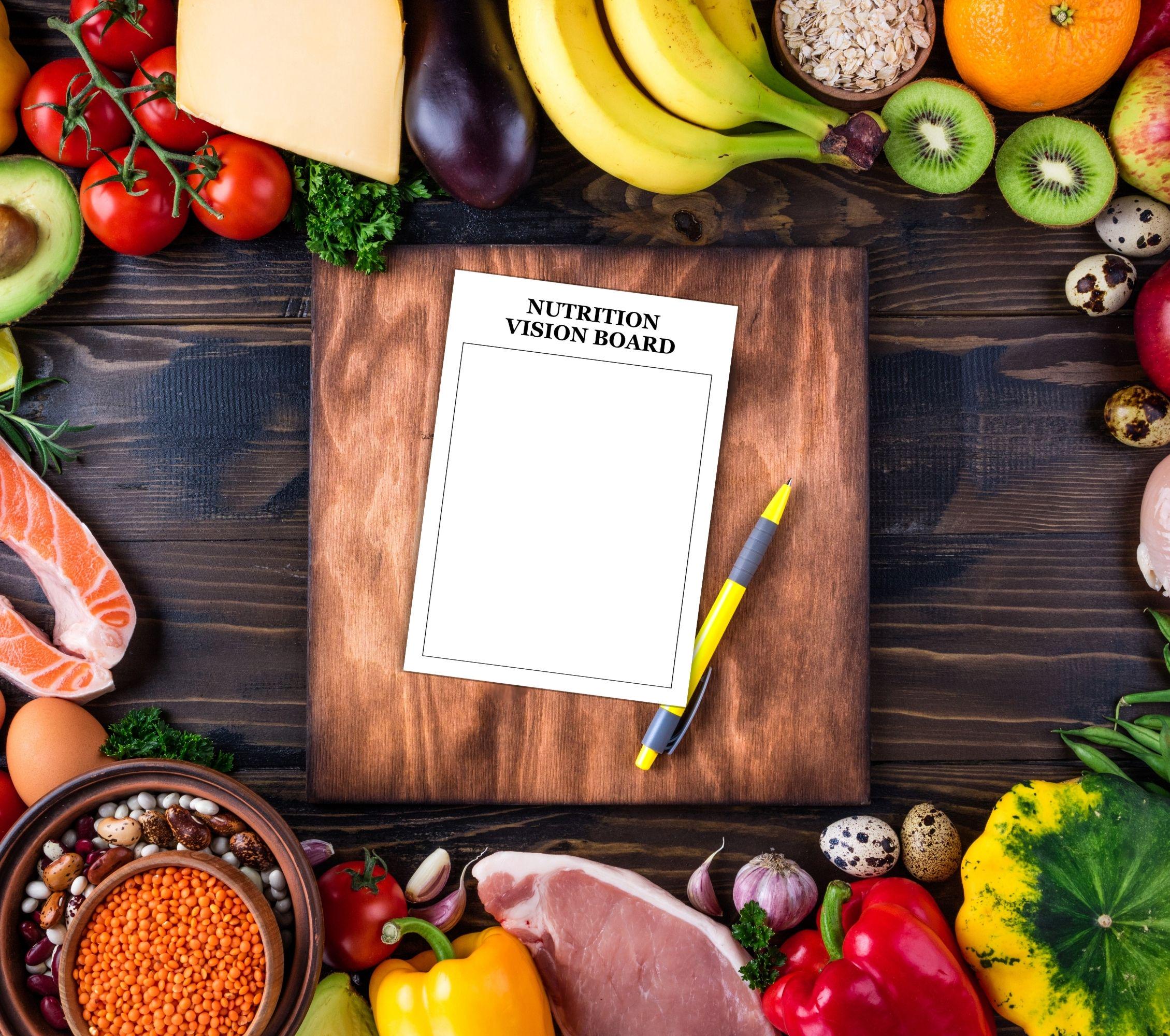 Nutrition Planner Bundle Printable, Meal Planner Food Journal, Calories ...