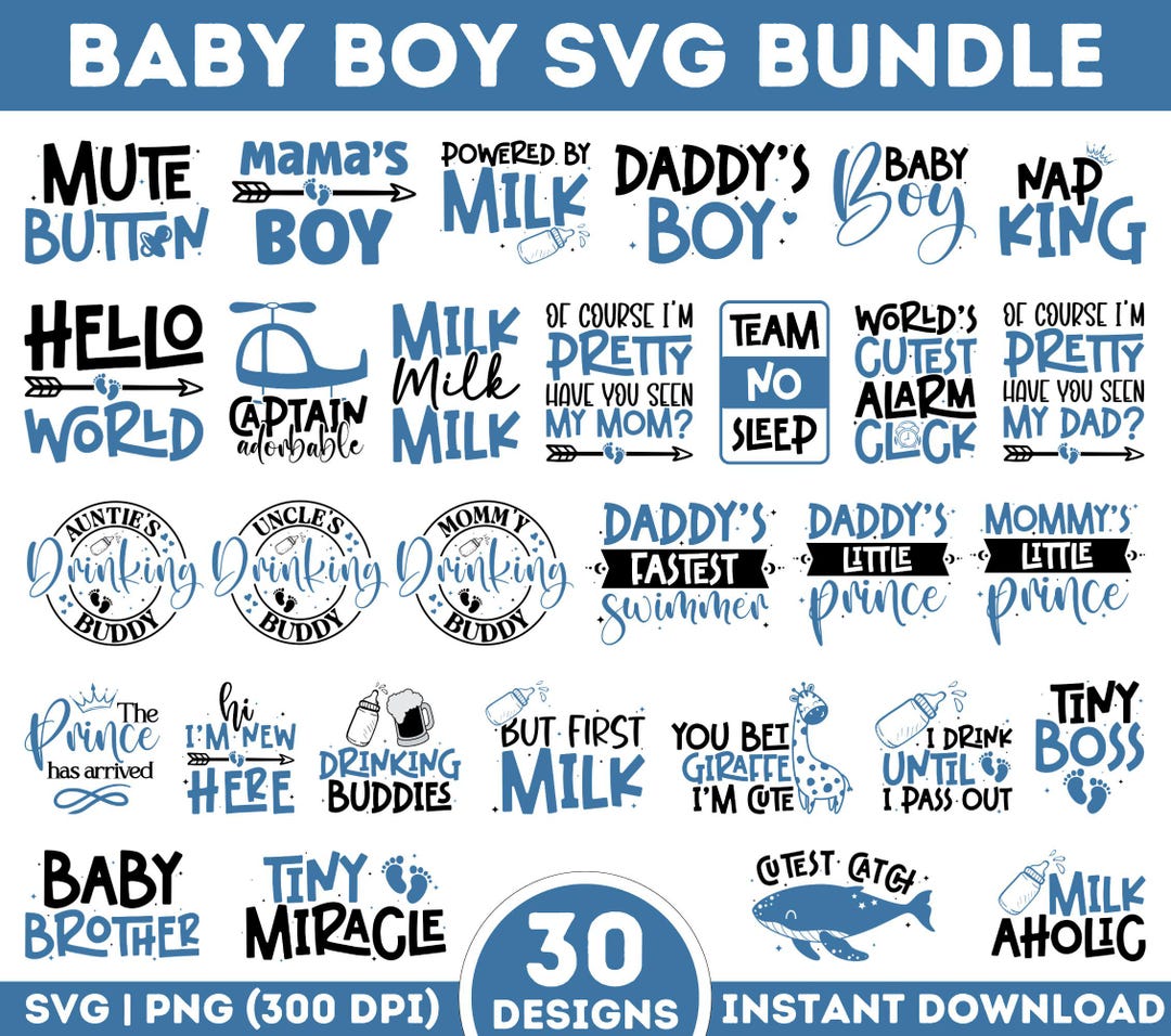 It's a Boy Svg Bundle, Newborn Svg , Baby Onesie Svg, Newborn Svg ...