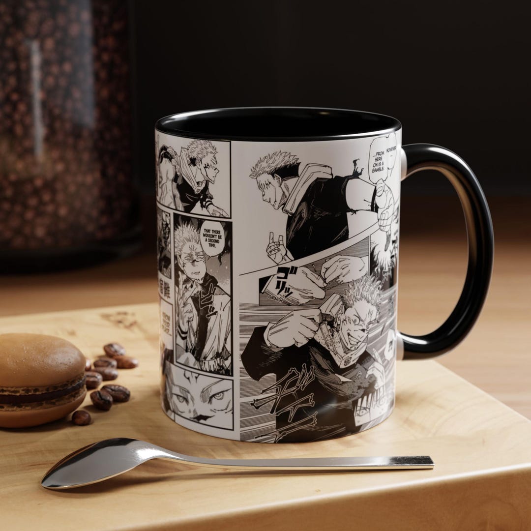 Ryomen Sukuna Coffee Mug: Jujutsu Kaisen Manga Panels - Etsy