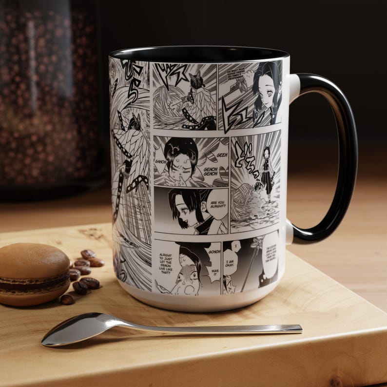Demon Slayer Shinobu Kochou Mug (manga Panels) 11oz, 15oz, Anime Coffee ...