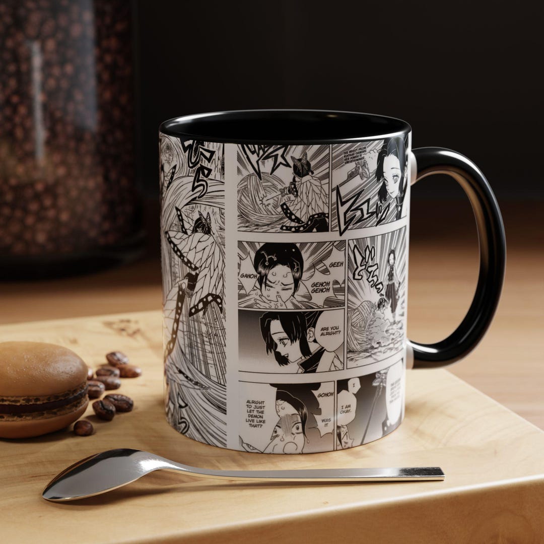 Demon Slayer Shinobu Kochou Mug (manga Panels) 11oz, 15oz, Anime Coffee ...
