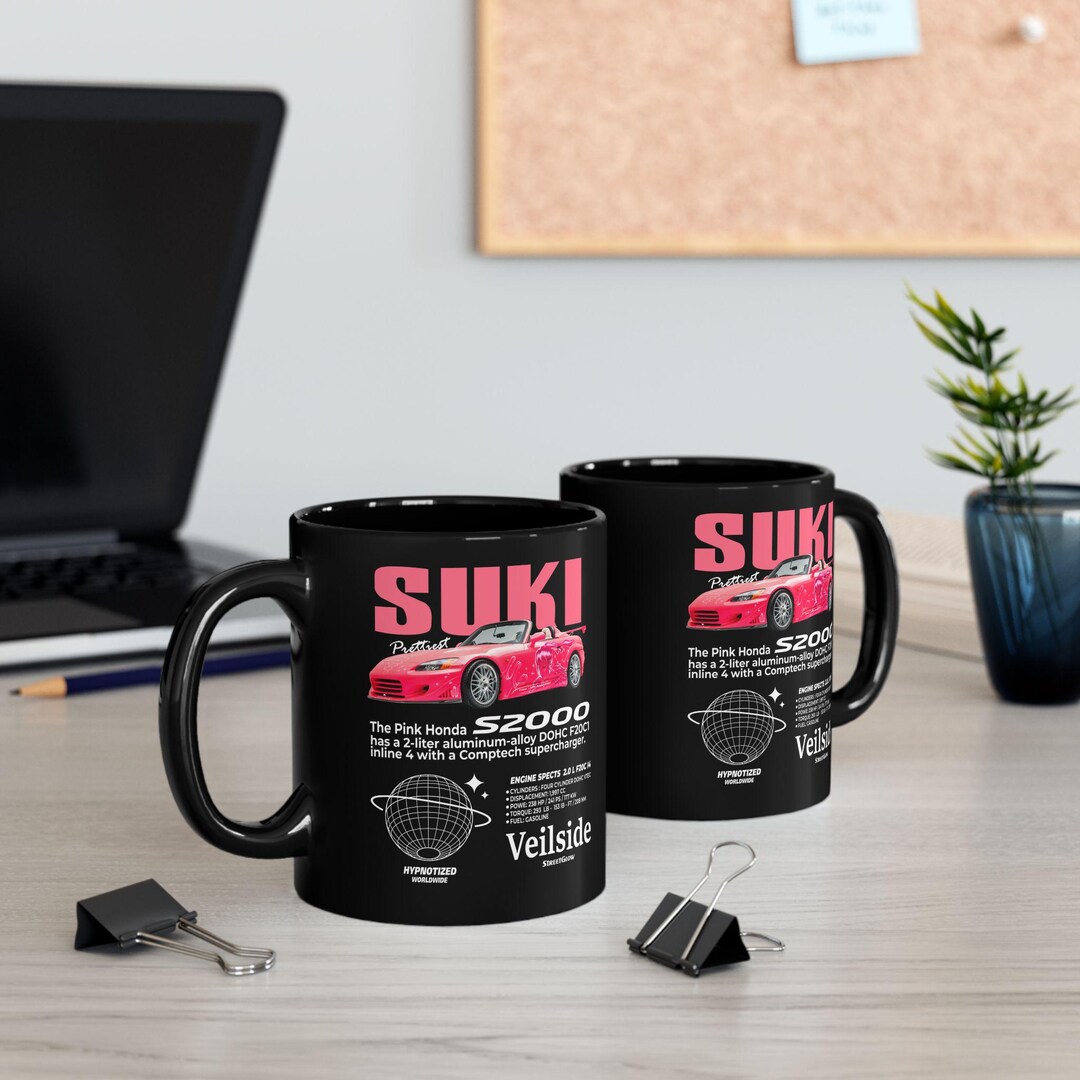 Pink S2000 JDM Mug: Car Enthusiast Gift, Suki Inspired - Etsy