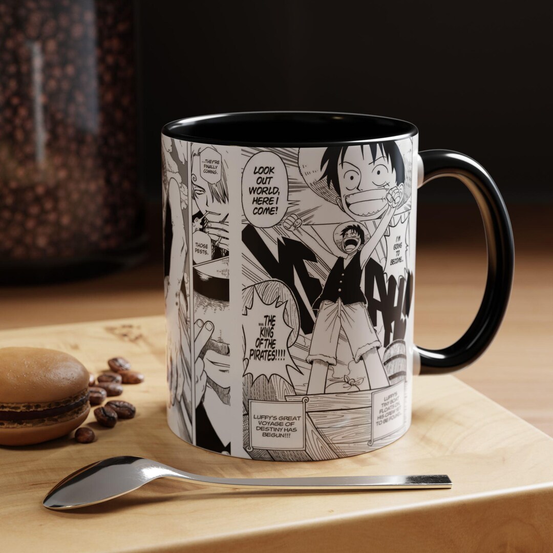 One Piece Mug luffy Manga Panels Birthday Gift One Piece Fans One Piece ...