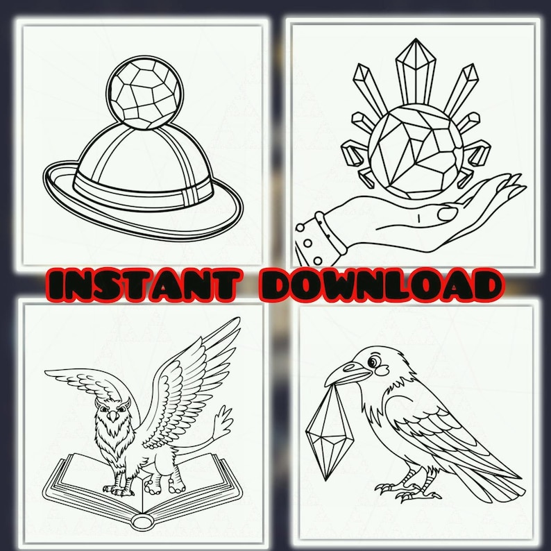 Coco Wyo Witchy Vibes Coloring Book PDF – 198 Printable Pages for Kids ...