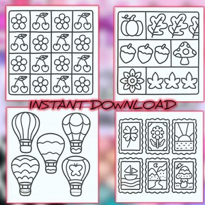 Hobby Coloring Pages, Instant Download, Printable PDF File Coco Wyo ...