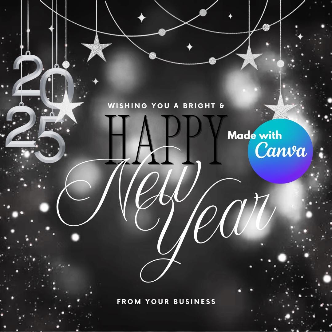 New Year, Holiday Post, Holiday Instagram Posts, Social Media Marketing ...