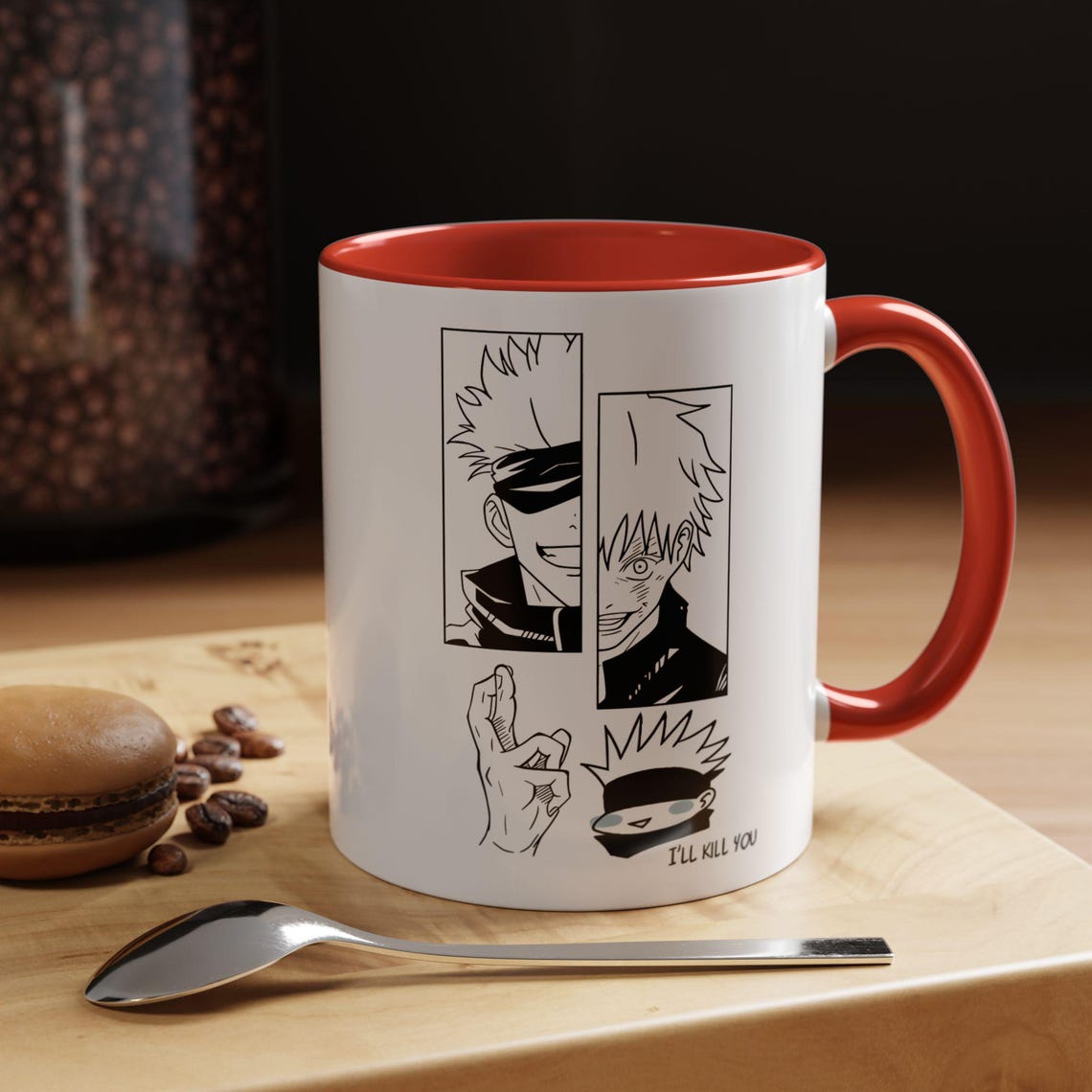 Anime Mug, Jujutsu Kaisen Gojo Satoru, Manga Gift (11oz, 15oz) - Etsy