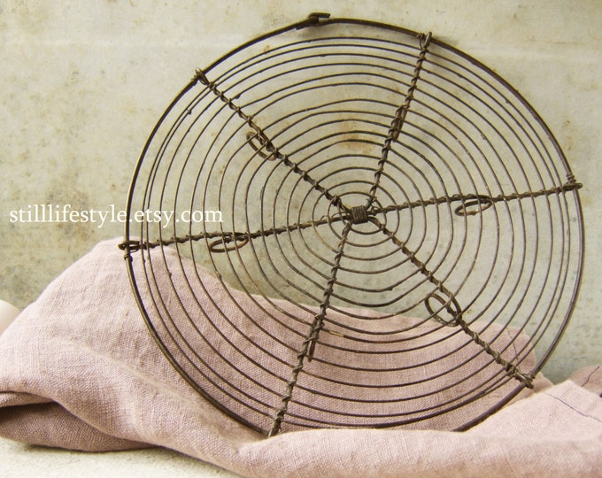 Vintage French Wire, Small Cooling Rack, Pastry Display Stand, Trivet ...
