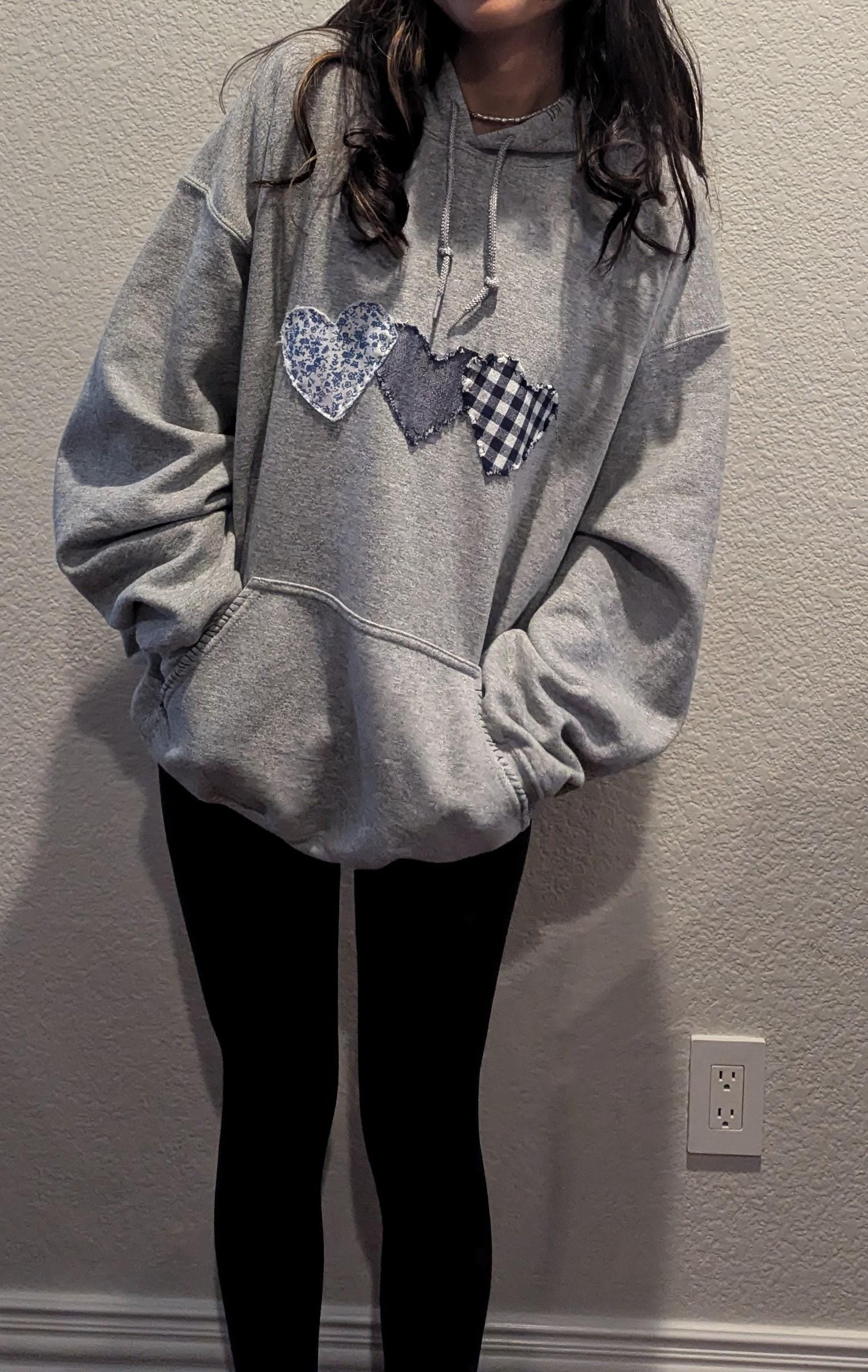 Heart PATCHWORK HOODIES & CREWNECKS - Etsy