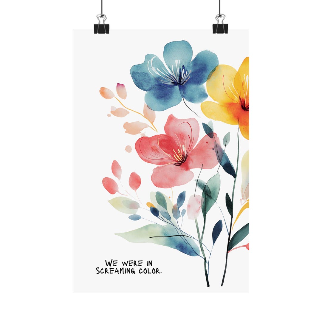 Taylor Screaming Color Poster - Etsy