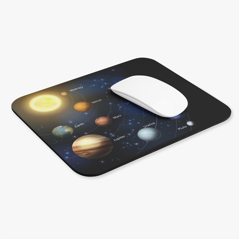 Mouse Pad ~ Solar System Planets Galaxy Educational Science Learning ...