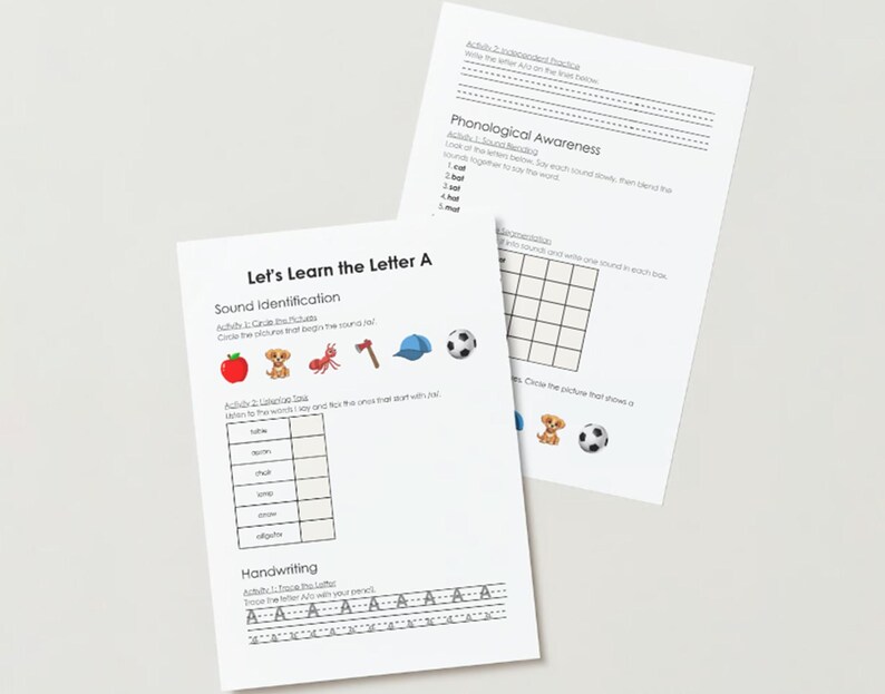 Phonics Bundle | 26 Letter Worksheets, Letter Knowledge Test, and ...