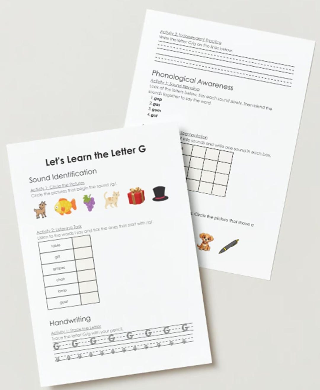 Let's Learn the Letter G - Etsy