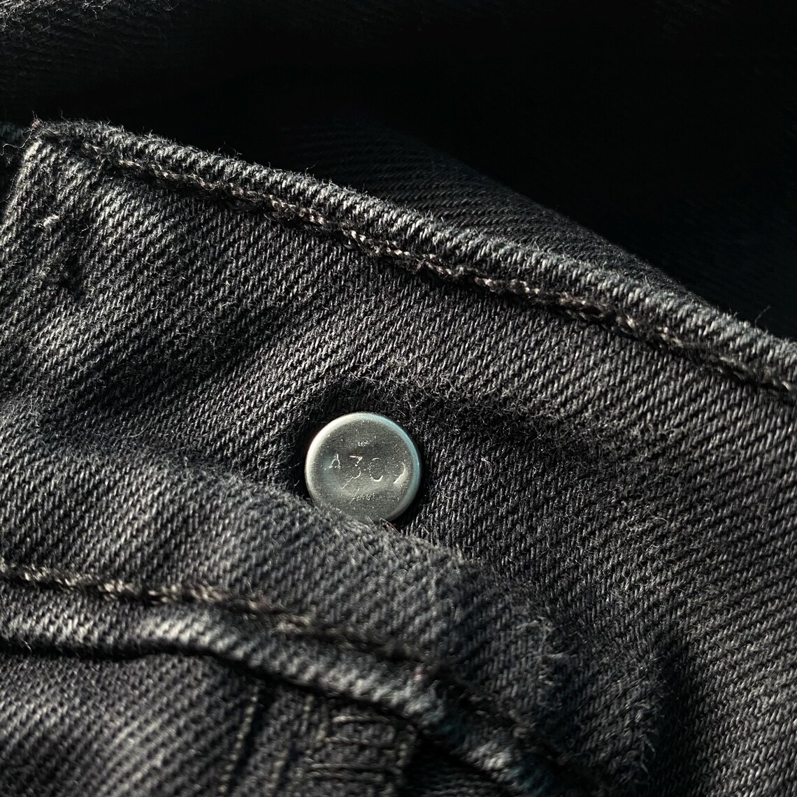 Levis 502 Gallery Dept Style Custom Black Jeans Y2K Size 32x30 - Etsy