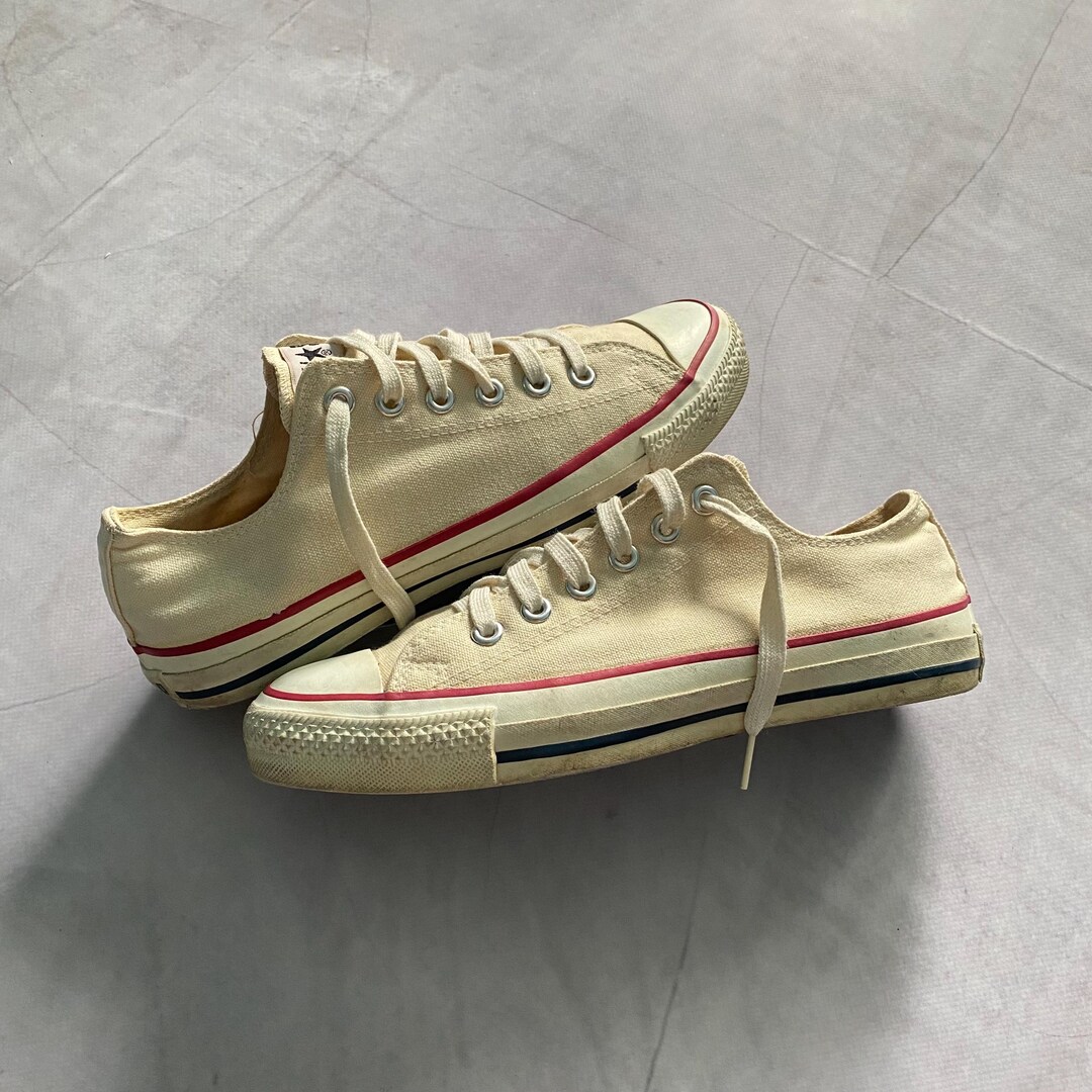 Vintage 80s 90s Converse All Star Chuck Taylor Made in USA Shoes Size ...