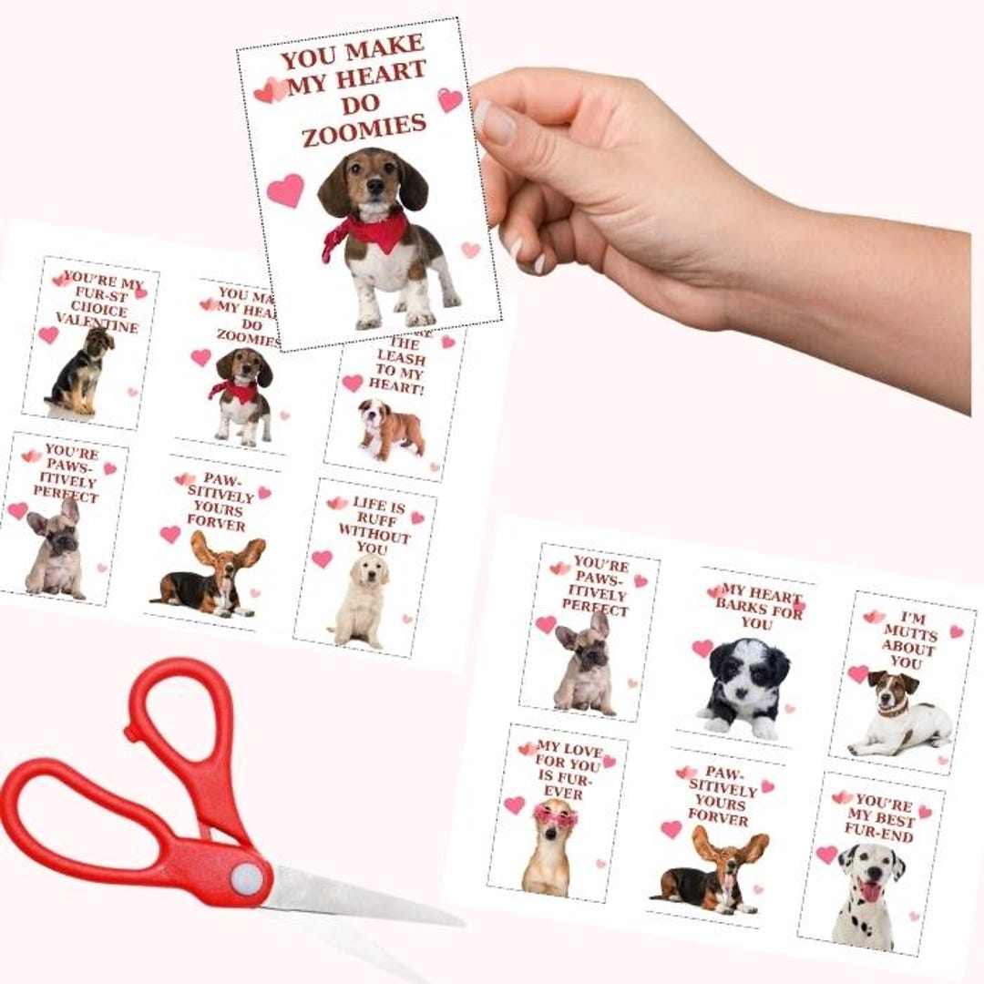 Valentine's Day Coupons – Dog-themed Love Coupons With Cute Sayings - Etsy