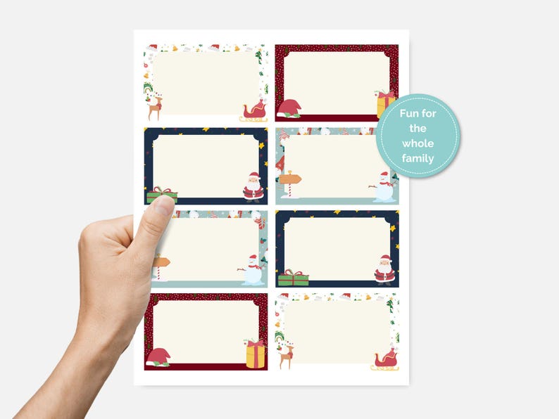 Christmas Scavenger Hunt Cards - Etsy