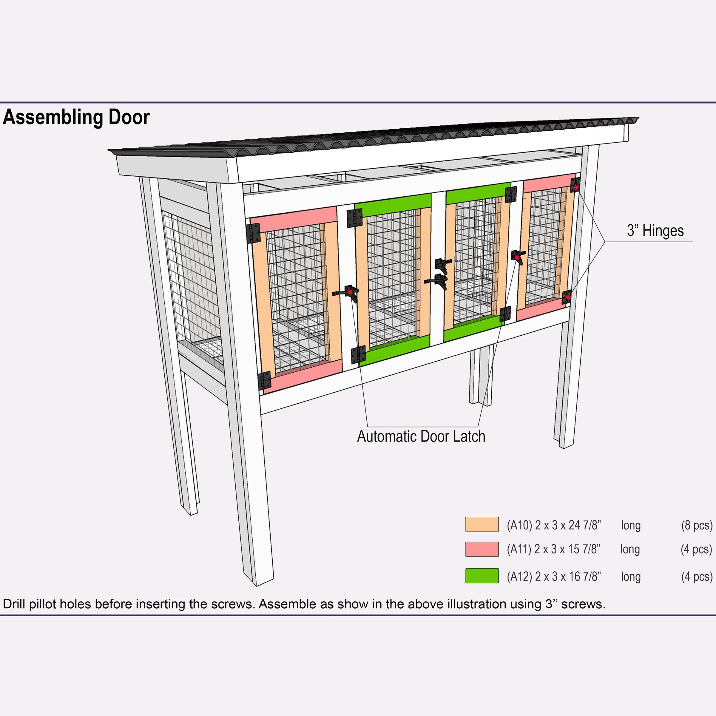 Rabbit Hutch Plans, Quail Hutch, Guinea Pig Hutch - DIY Rabbit Hutch ...