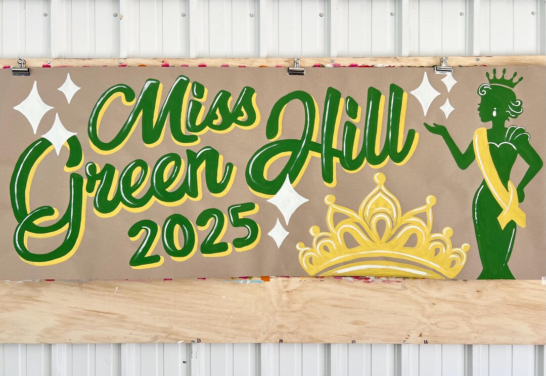 Custom Beauty Pageant Banner, Pageant, Beauty Contest, Event Decor ...