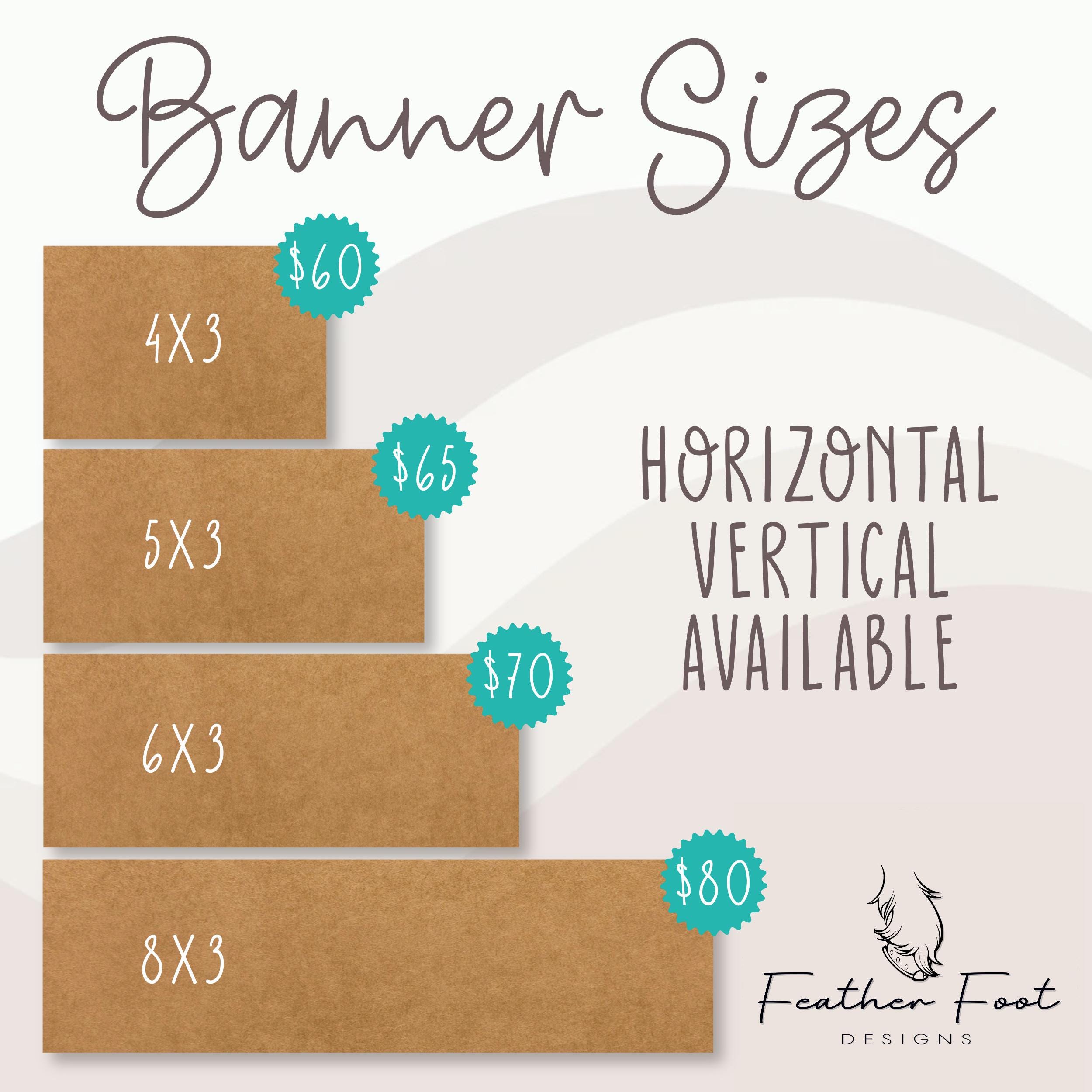 Custom School Cheer Spirit Banner, Cheerleading Banner, School Spirit ...