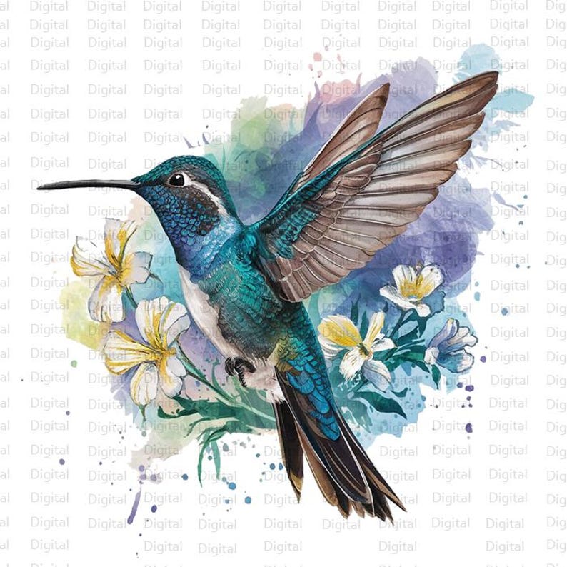 7 imágenes prediseñadas de colibrí de primavera, imágenes prediseñadas ...