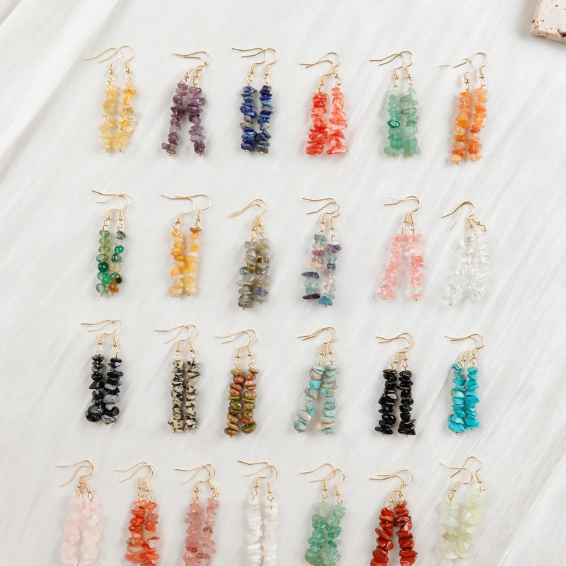 Boho Crystal Jewelry - Etsy