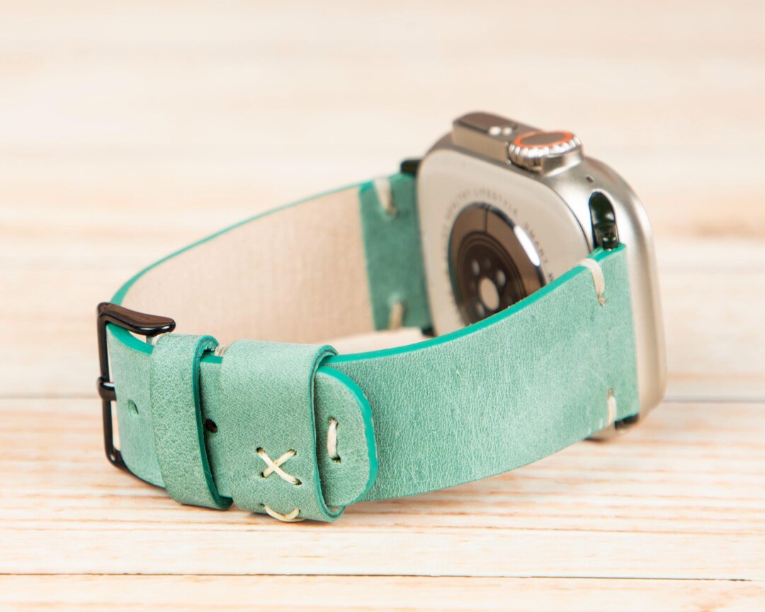 Leather Fitbit Versa 4 3 Sense Watch Band for Women Custom Personalized ...