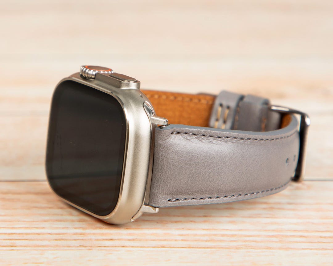 Fitbit Versa Watch Band for Men Women, Genuine Leather Fitbit Versa 4 3 ...