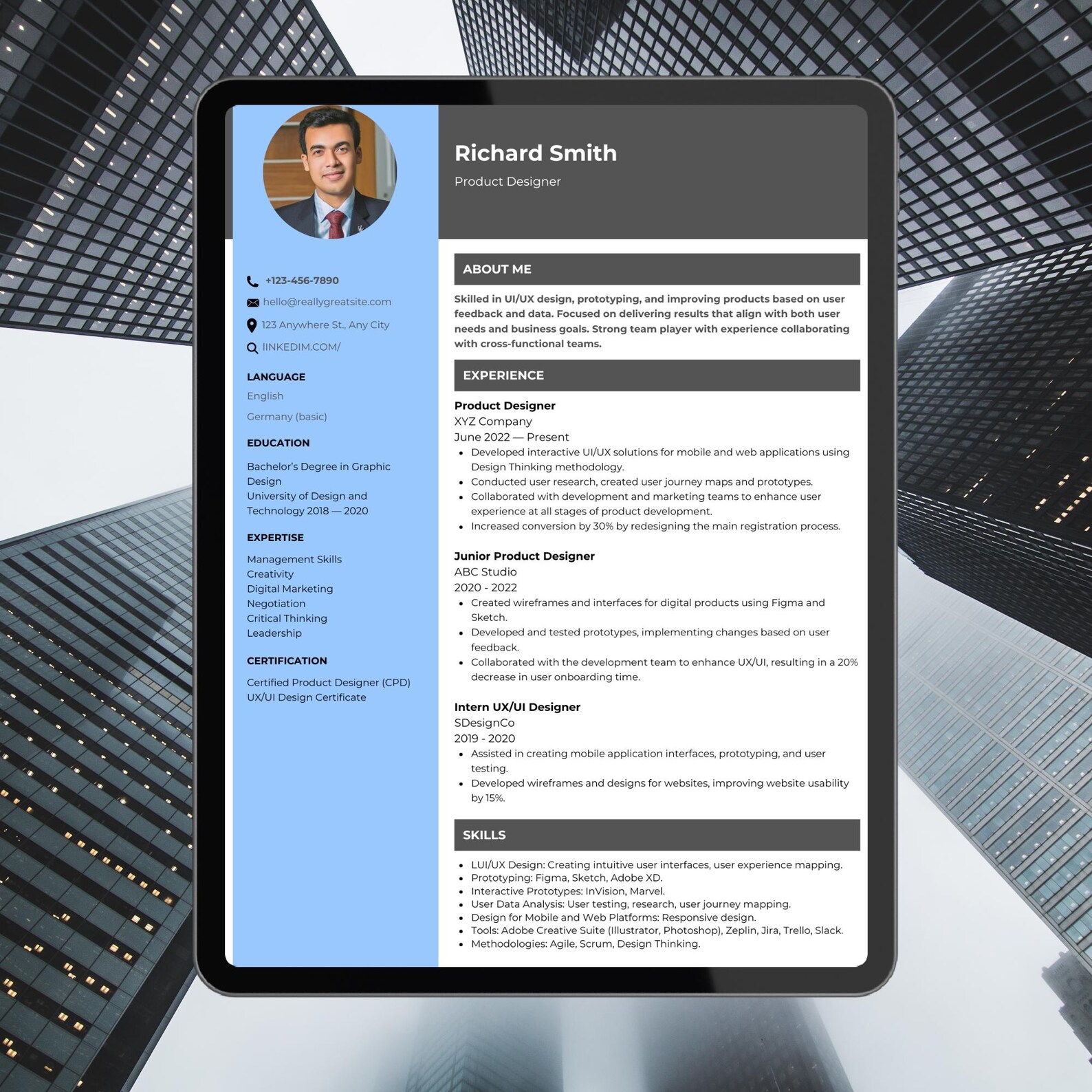 Resume Templates | CV Templates | CV Canva, Cv Pdf, Cv Google Docs, Cv ...