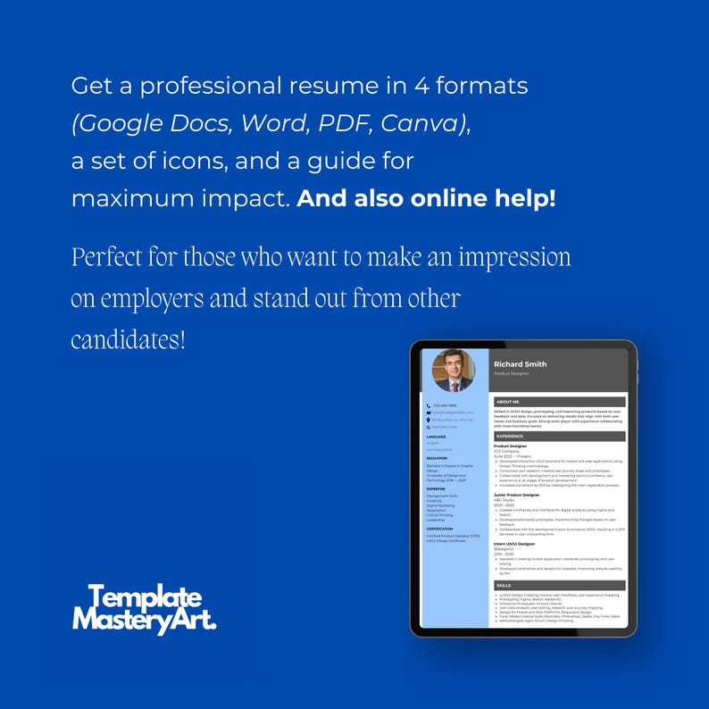 Resume Templates | CV Templates | CV Canva, Cv Pdf, Cv Google Docs, Cv ...