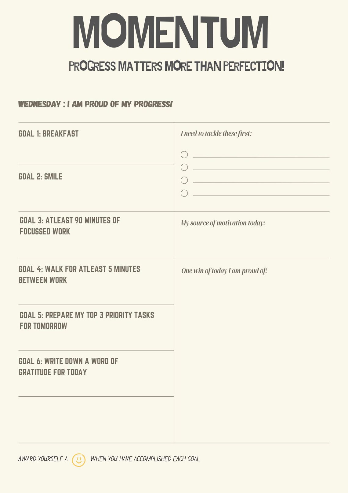 E Planner for Daily Motivation. - Etsy