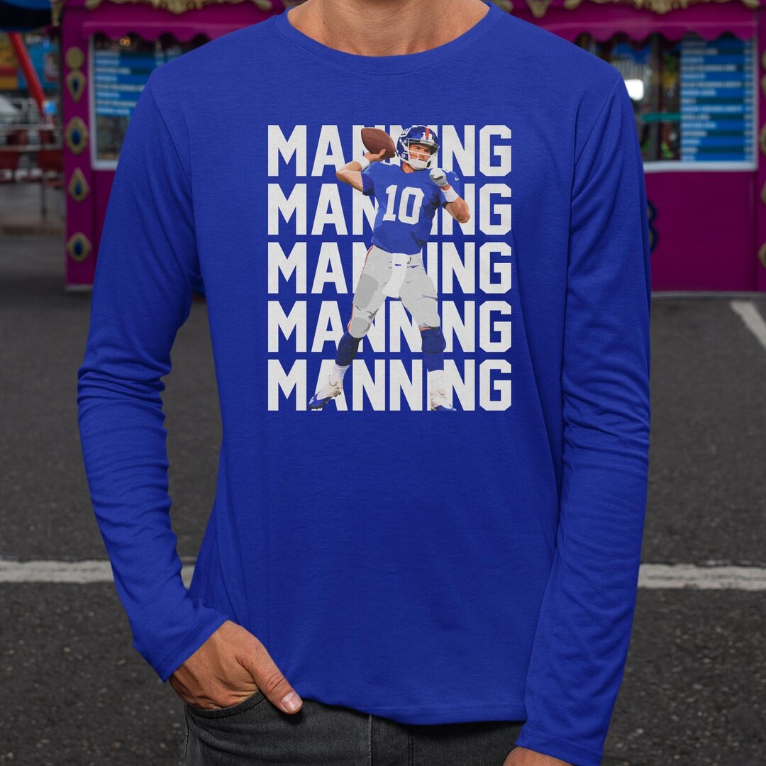 Manning Letters Text Picture Inspired Design, New York Football #10 ...