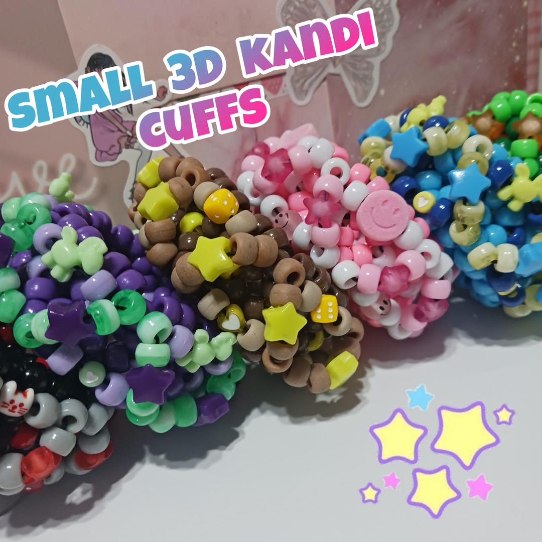 Small 3D X-base Kandi Cuffs - Etsy