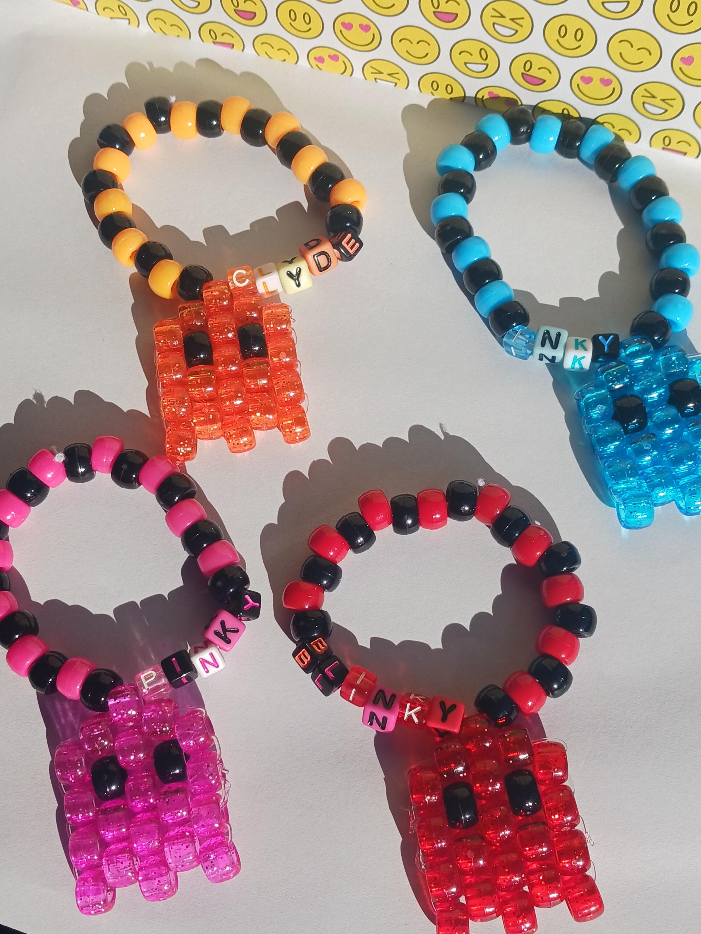 Pac-man Ghosts Kandi Set - Etsy