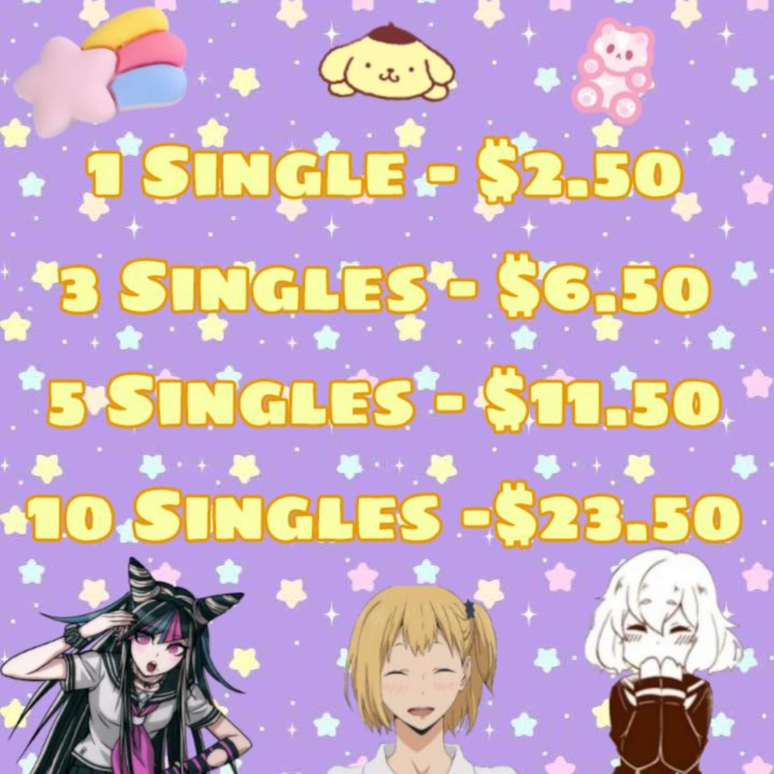 Custom Kandi Singles! - Etsy