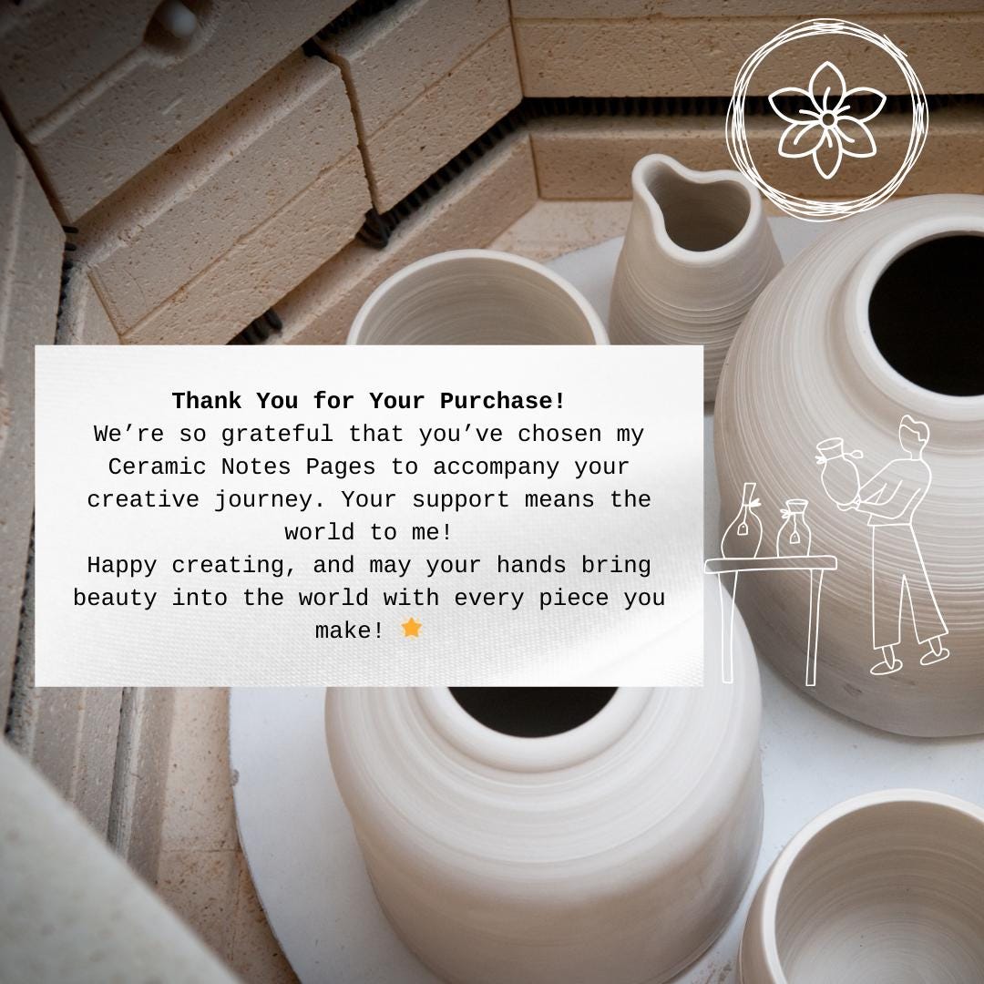 Kiln Log Printable Template, Ceramic Artist Tool, Digital Download ...