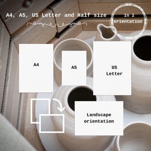 Kiln Log Printable Template, Ceramic Artist Tool, Digital Download ...