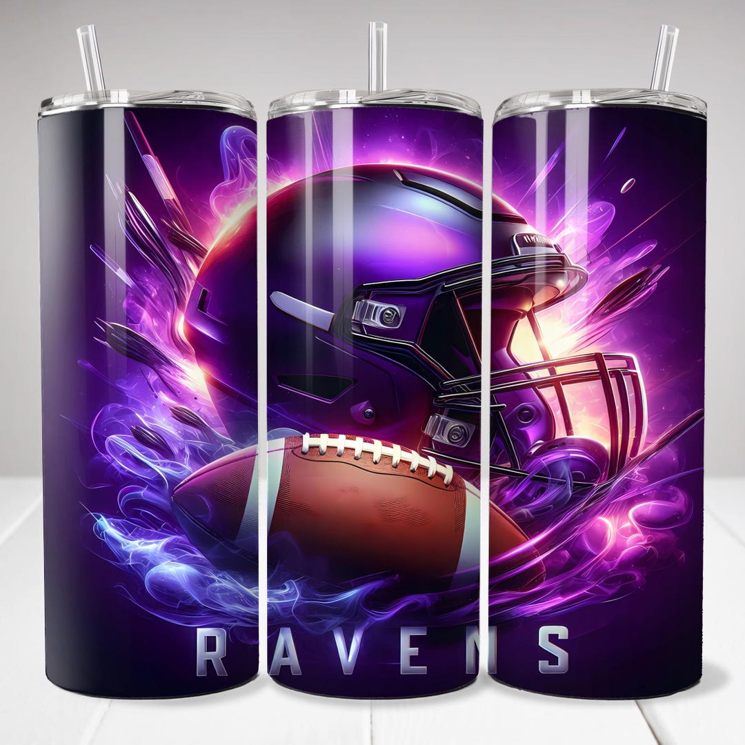 Raven 20oz Skinny Tumbler Wrap PNG, Sport 20oz Tumbler PNG, Mascot ...