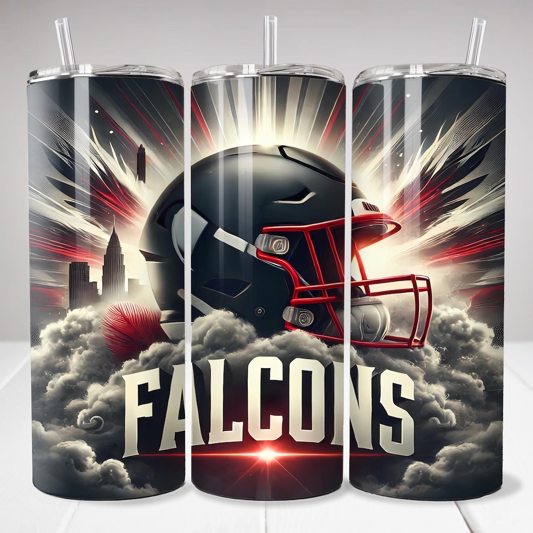 Falcon 20oz Skinny Tumbler Wrap PNG, Sport 20oz Tumbler PNG, Mascot ...