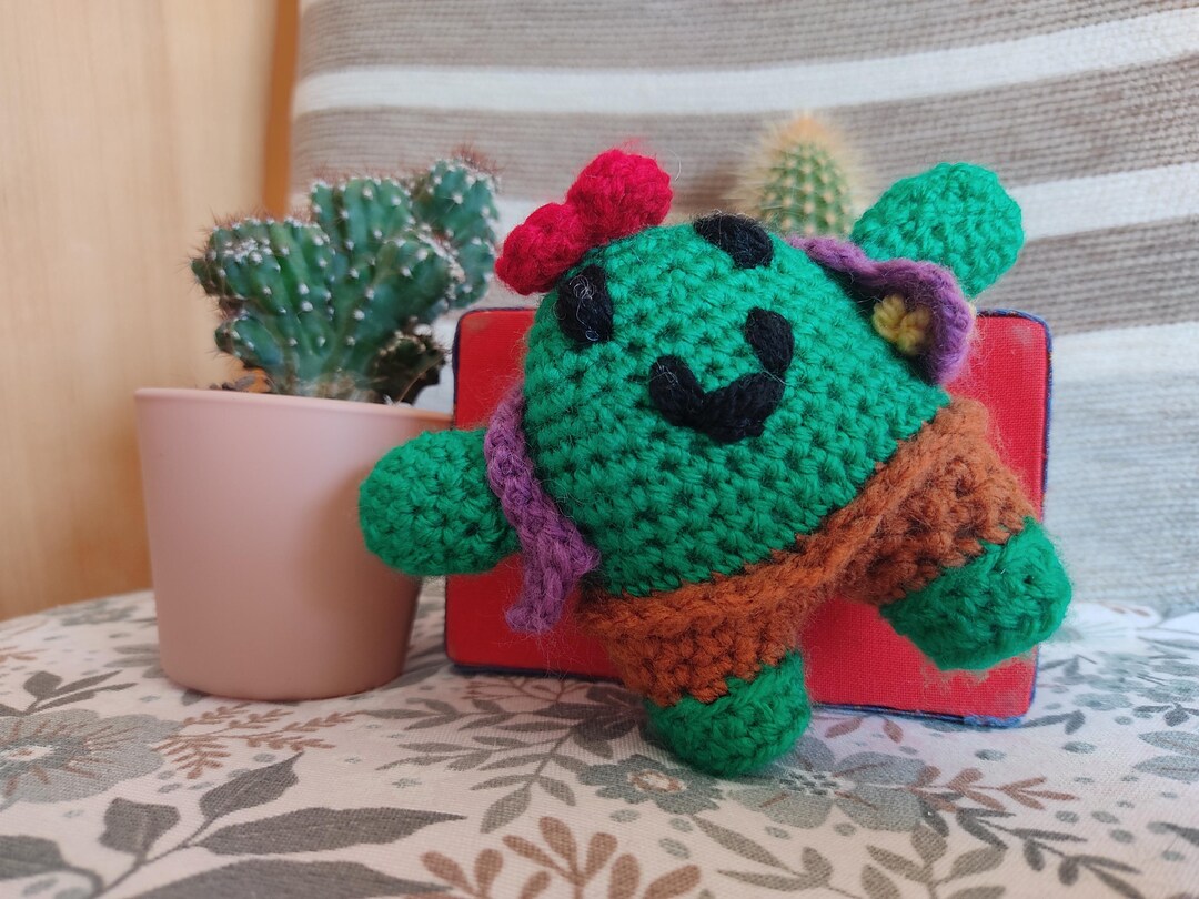 BRAWL STARS, SPIKE Plush, Character for Kids, for Playing, Gift for ...