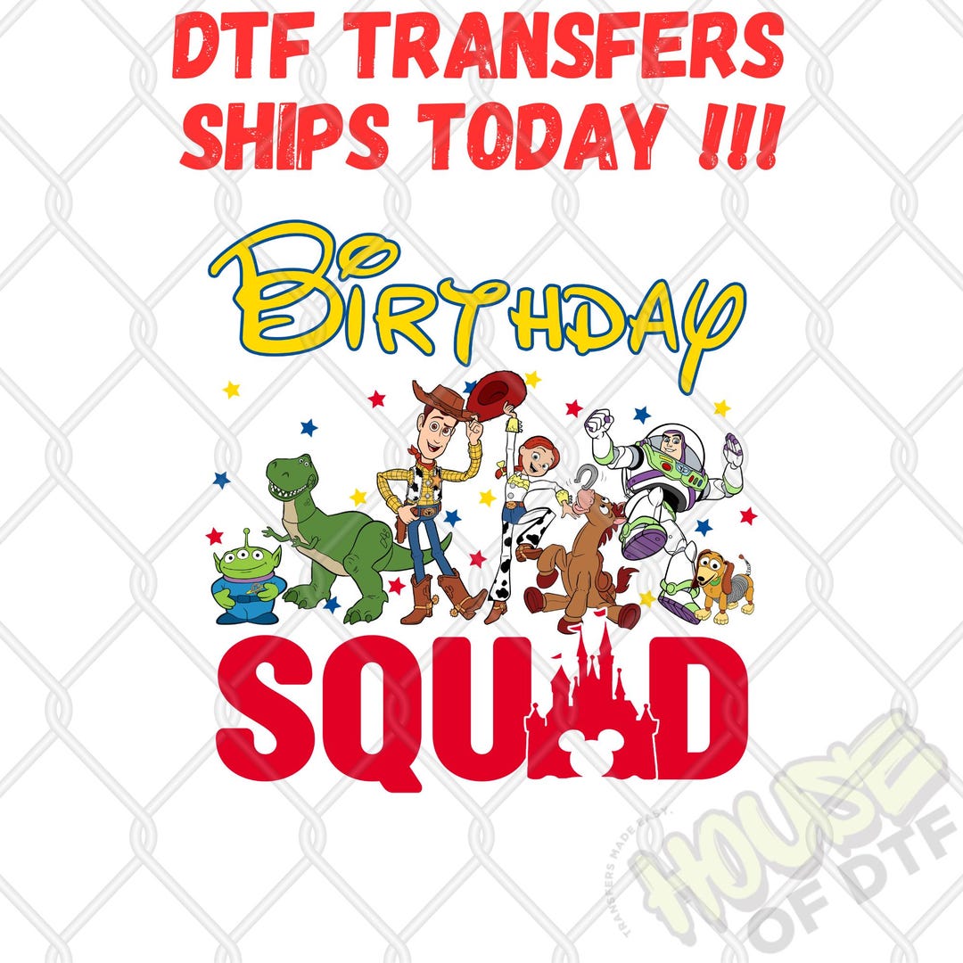 Disney DTF Transfer, Cold Peel, Ready to Press, Trendy DTF Transfers ...