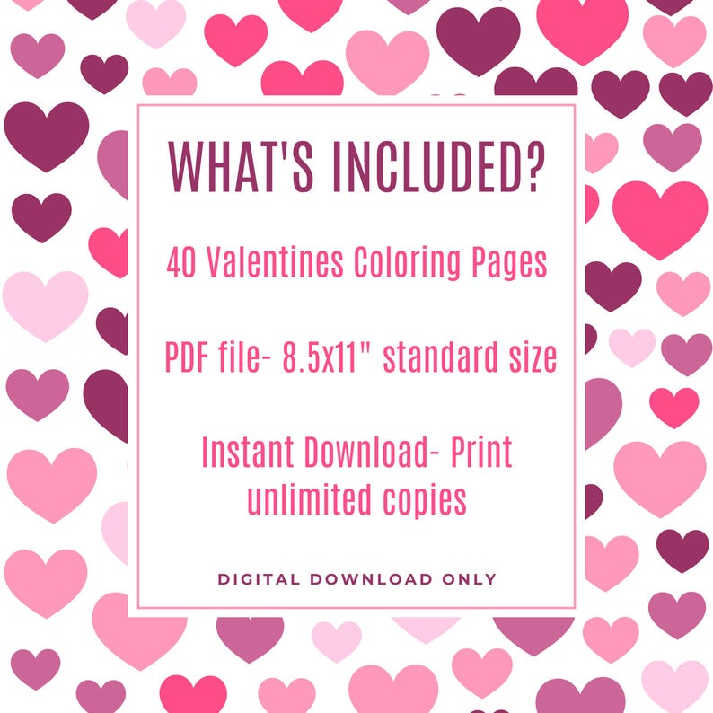 30 Valentines Day Coloring Pages for Kids, Printable Valentines ...